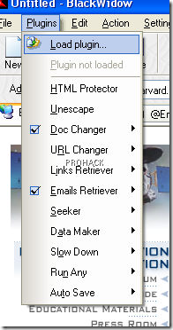 Hack website using BlackWidow - Pro Hack
